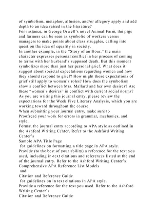 Journal Two Identifying Conflict in Two TextsRead About Journal.docx