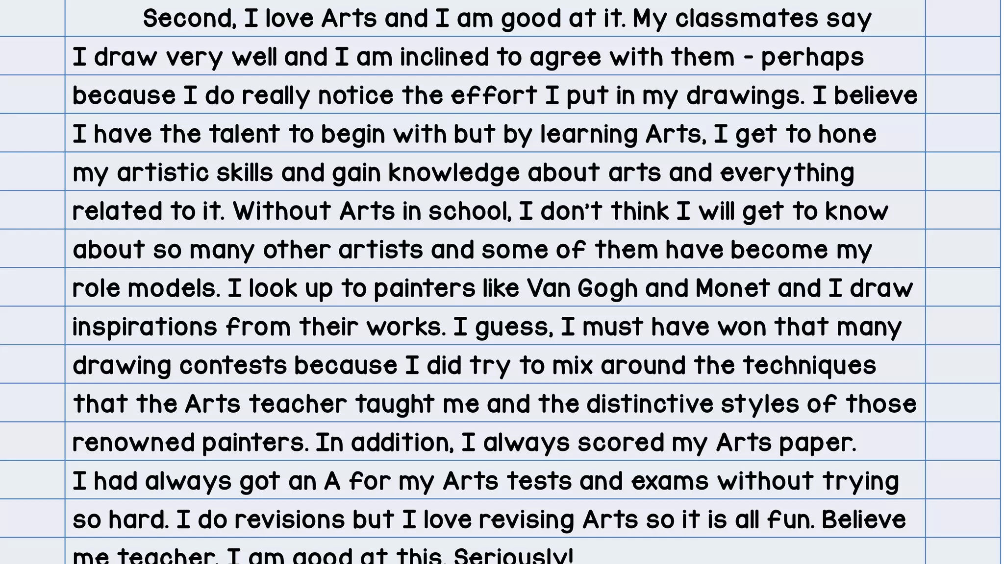 Journal writing sample entry 05 | PDF