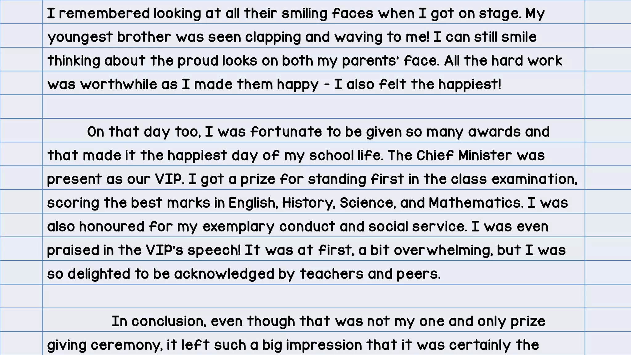 Journal writing sample entry 17 | PDF