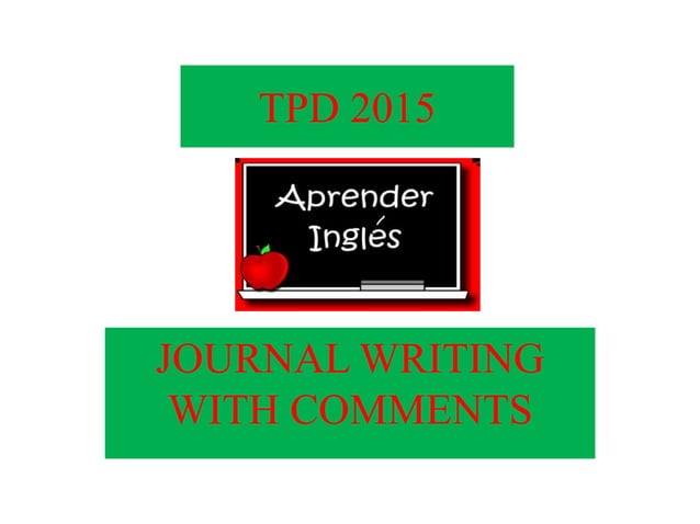 Journal Writing Slideshare | PPT