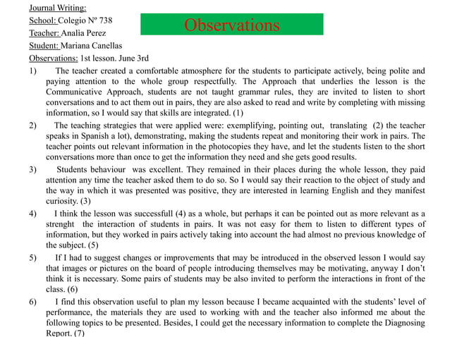 Journal Writing Slideshare | PPT