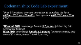Importance of test automation, excuses and TDD introduction | PPTX