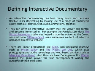 The Journey of Documentary | PPTX | Web Development | Internet