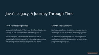 Journey-into-the-World-of-Java.pp3dqe23R3qtx | PPT
