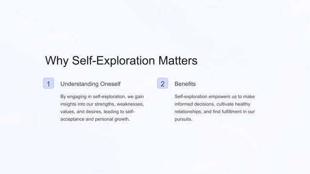 Journey-of-Self-Exploration ppt including mental health | PPT