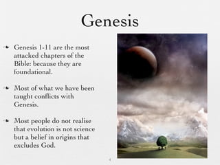 Journey Through The Bible - 1 - Genesis Part 1 | PDF | Christianity ...