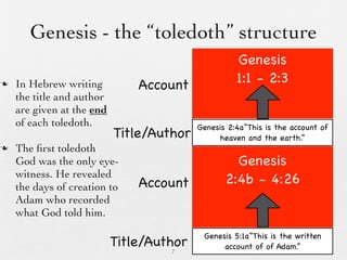 Journey Through The Bible - 1 - Genesis Part 1 | PDF | Christianity ...