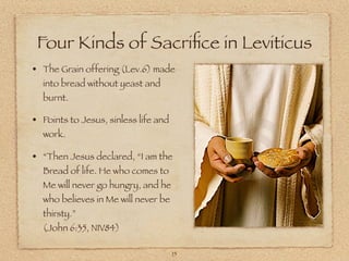 Journey Through The Bible - 4 - Leviticus: Sacrifice for Sin | PDF
