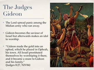 Book Of Judges Gideon
