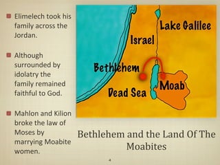 Book Of Ruth Map