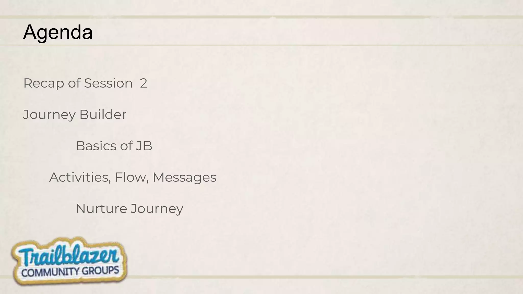 Introduction to Journey builder | PPTX