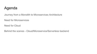 Journey from a monolith to microservices | PPT