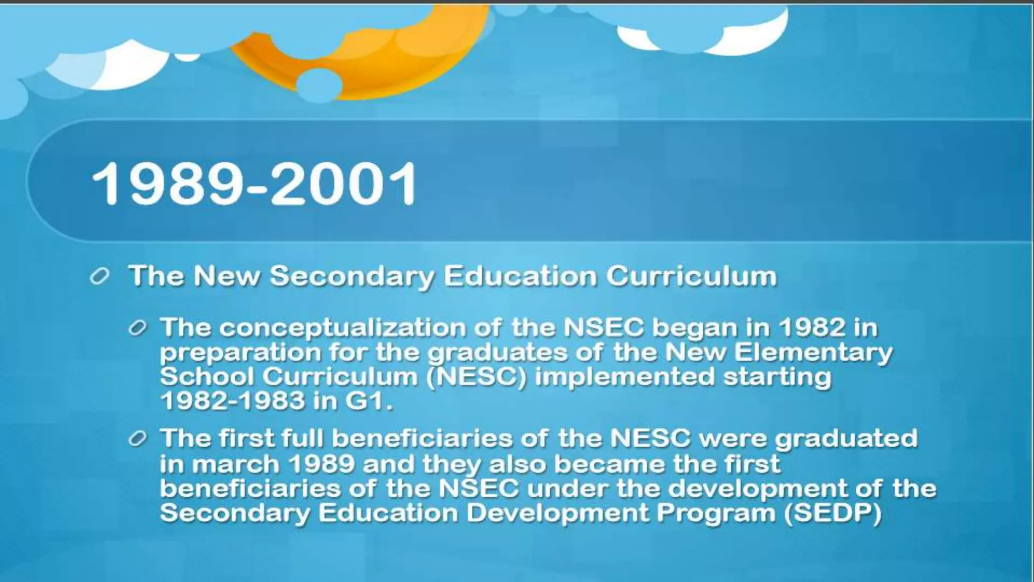 Journey in basic education curricular reforms | PPTX