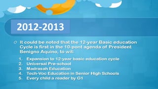 Journey in basic education curricular reforms | PPTX