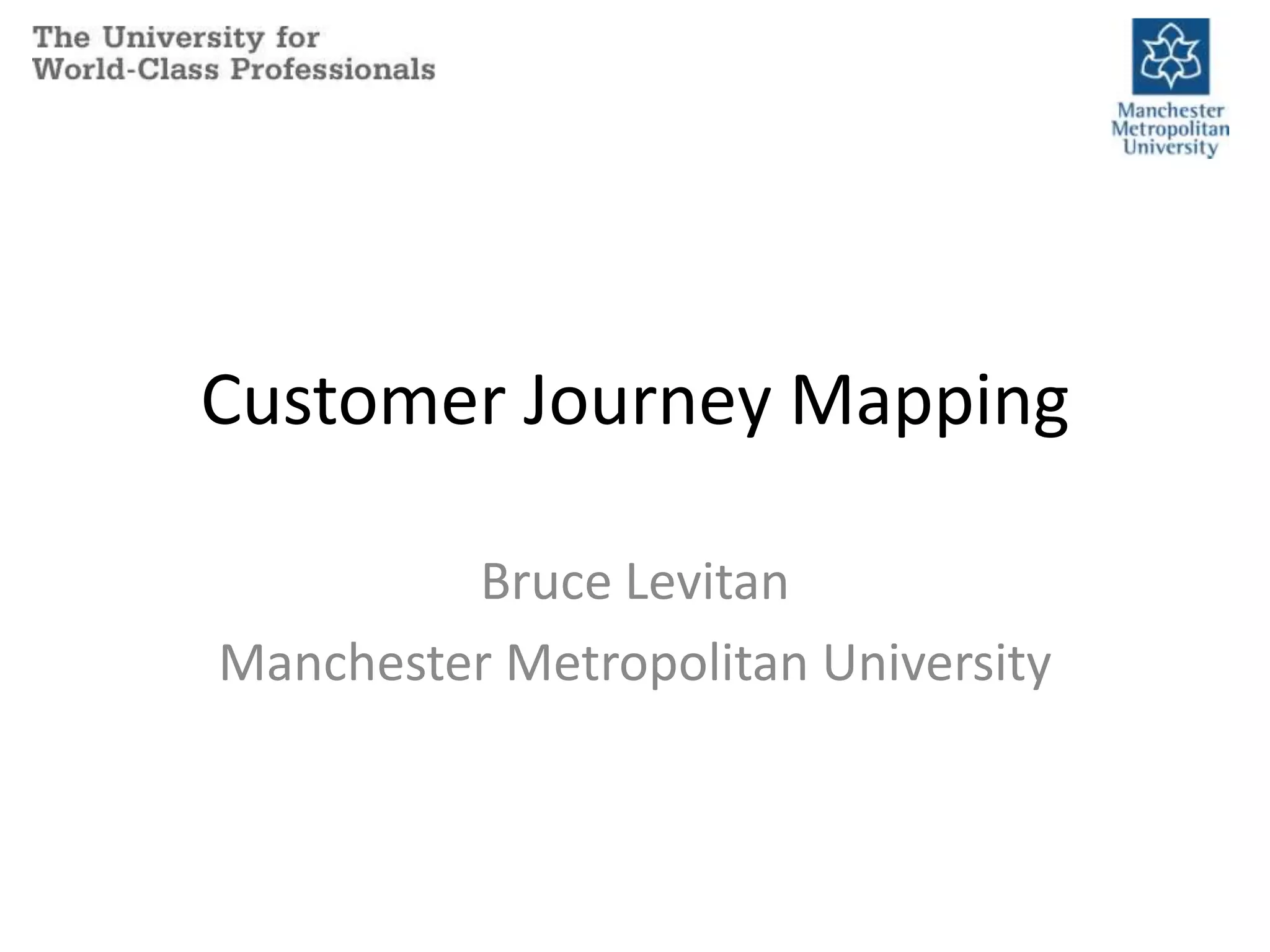 Customer Journey Mapping overview | PPT