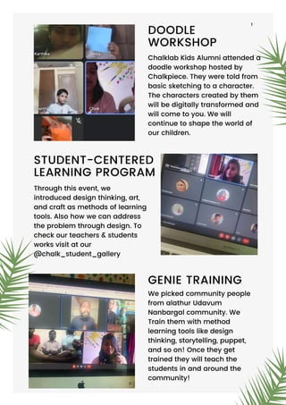 Journey of chalkpiece 2021 | PDF