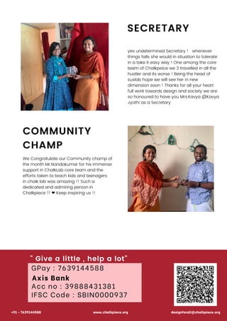 Journey of chalkpiece 2021 | PDF