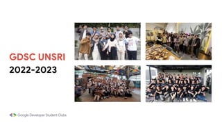 Journey of Growing and Learning in GDSC by Meutya Dewi Salsabila (Info Session GDSC UNSRI 2023 ...