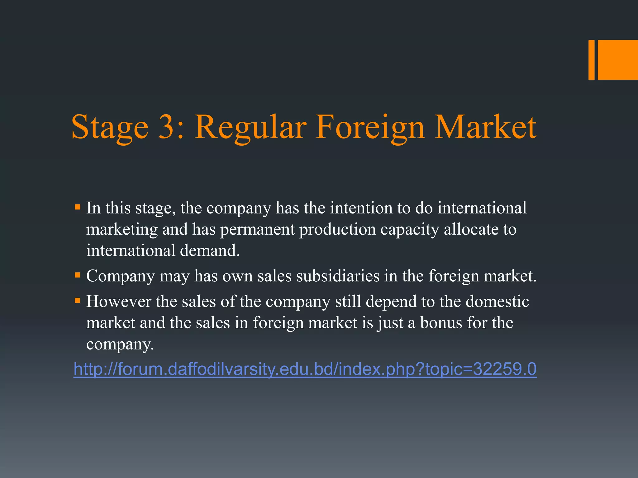 Journey of through the phases of international marketing | PPTX