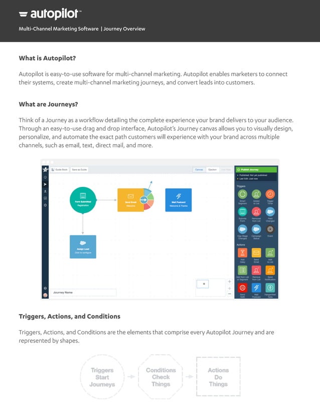Journey Overview - Autopilot | PDF