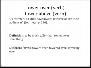 Journeys 4th grade lesson 10 vocab ppt | PPTX