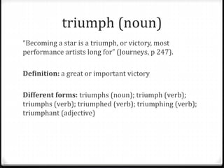 Journeys 4th grade lesson 10 vocab ppt | PPTX