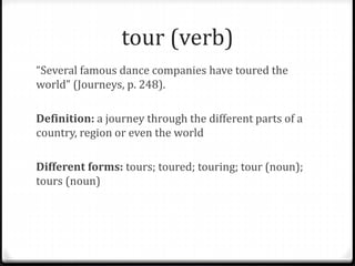 Journeys 4th grade lesson 10 vocab ppt | PPTX