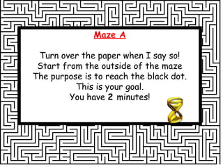 Journeys powerpoint - mazes | PPT