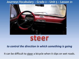 Journeys vocabulary – grade 2 – unit 5_21 | PPTX