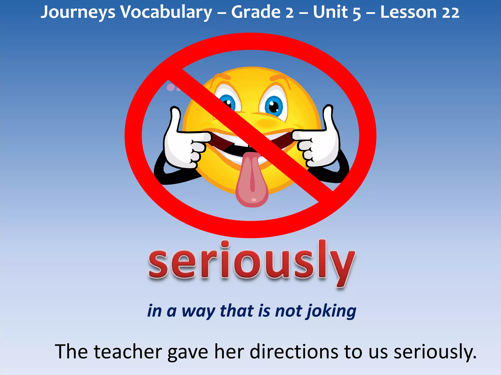 Journeys vocabulary grade 2 unit 5_22 | PPTX