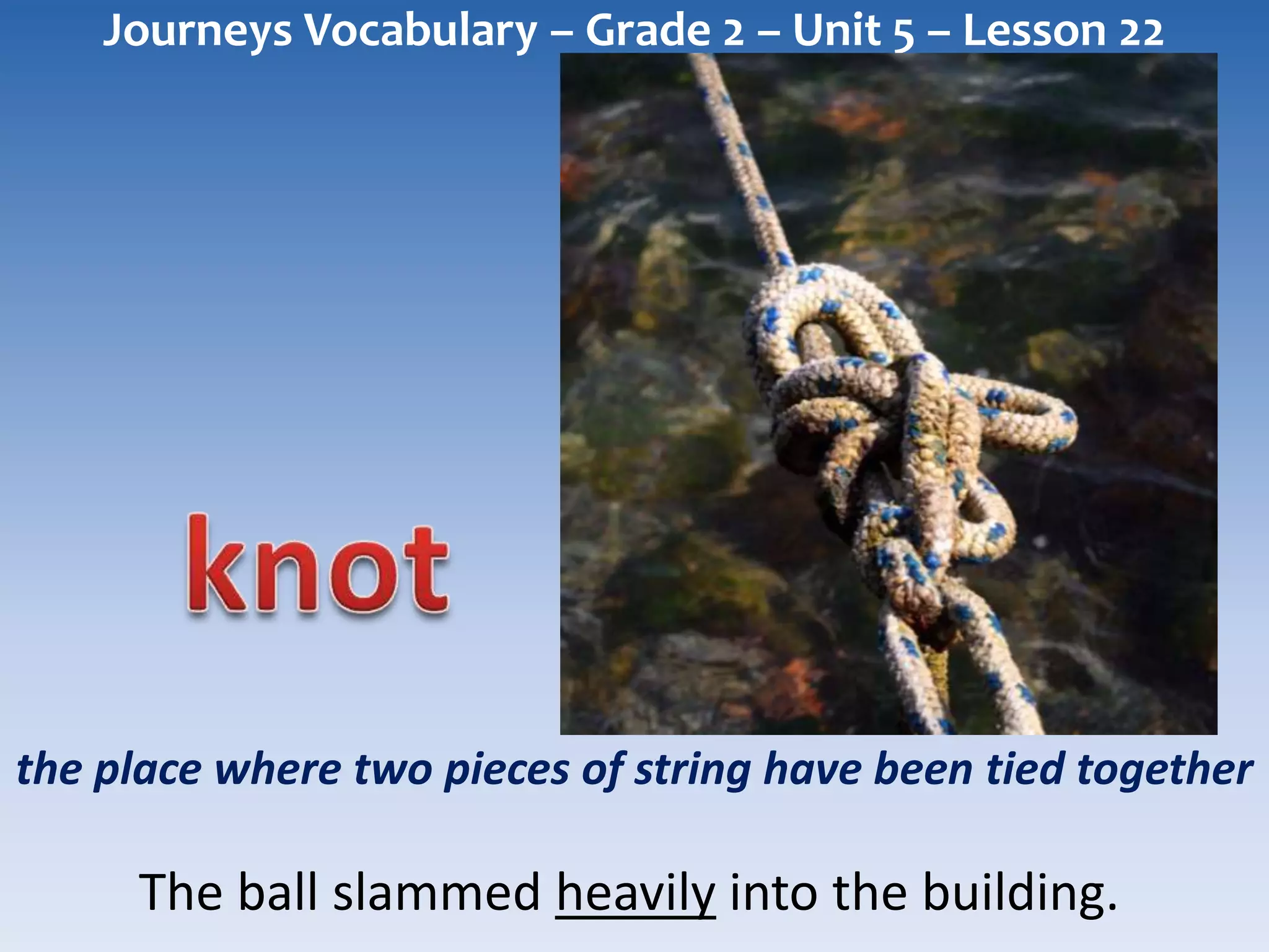 Journeys vocabulary grade 2 unit 5_22 | PPTX