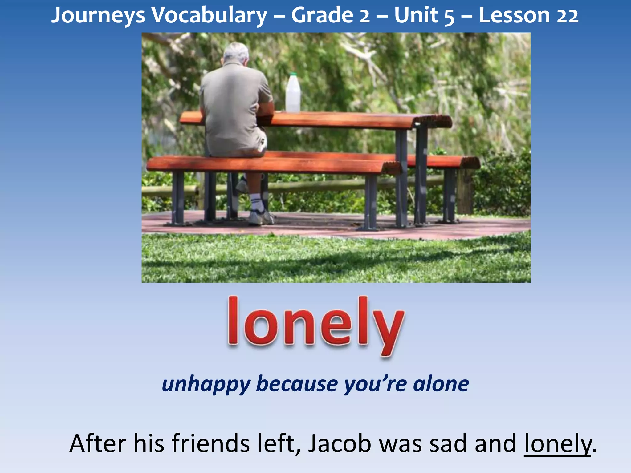 Journeys vocabulary grade 2 unit 5_22 | PPTX