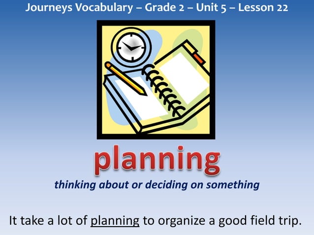Journeys vocabulary grade 2 unit 5_22 | PPTX