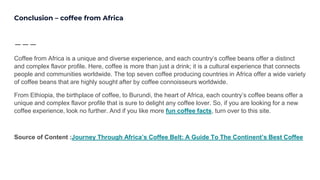 Journey Through Africa’s Coffee Belt_ A Guide To The Continent’s Best ...