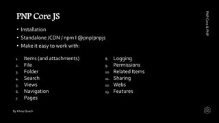 Journey to PNP Core & PNP | PPT