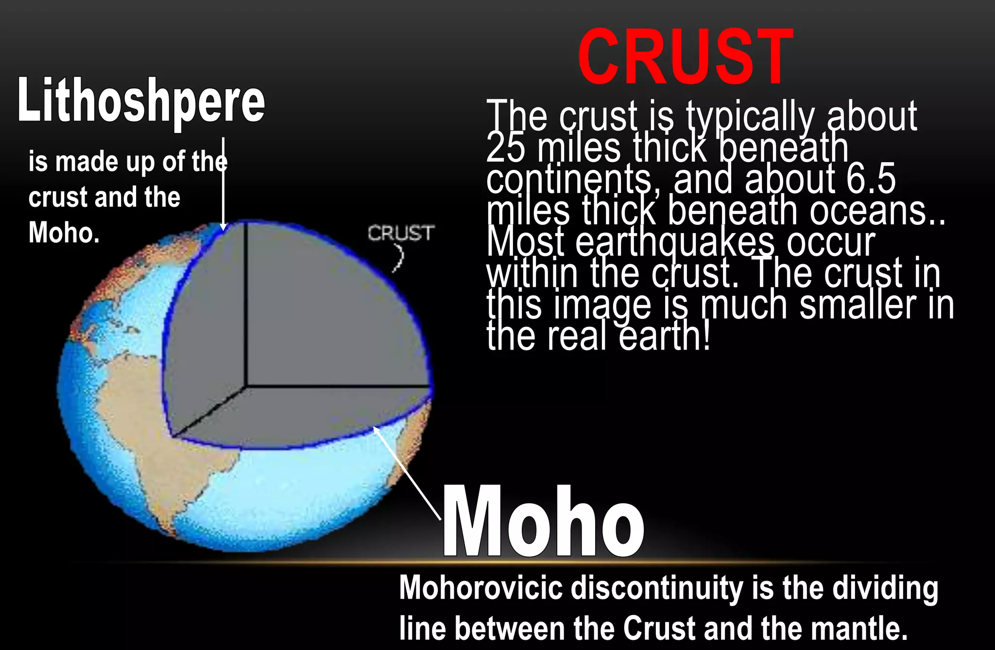 Layers of the Earth | PPTX