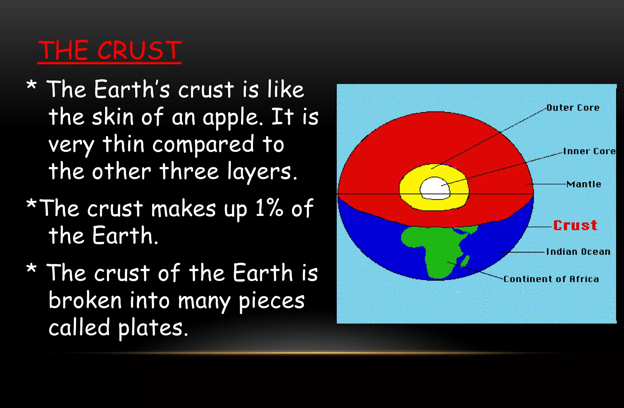 Layers of the Earth | PPTX