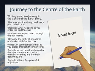 Journey to the Centre of the Earth - PowerPoint.ppt