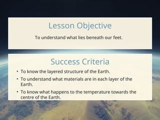 Journey to the Centre of the Earth - PowerPoint.ppt
