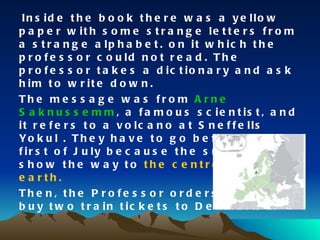 Journey to the centre the Earth | PPT