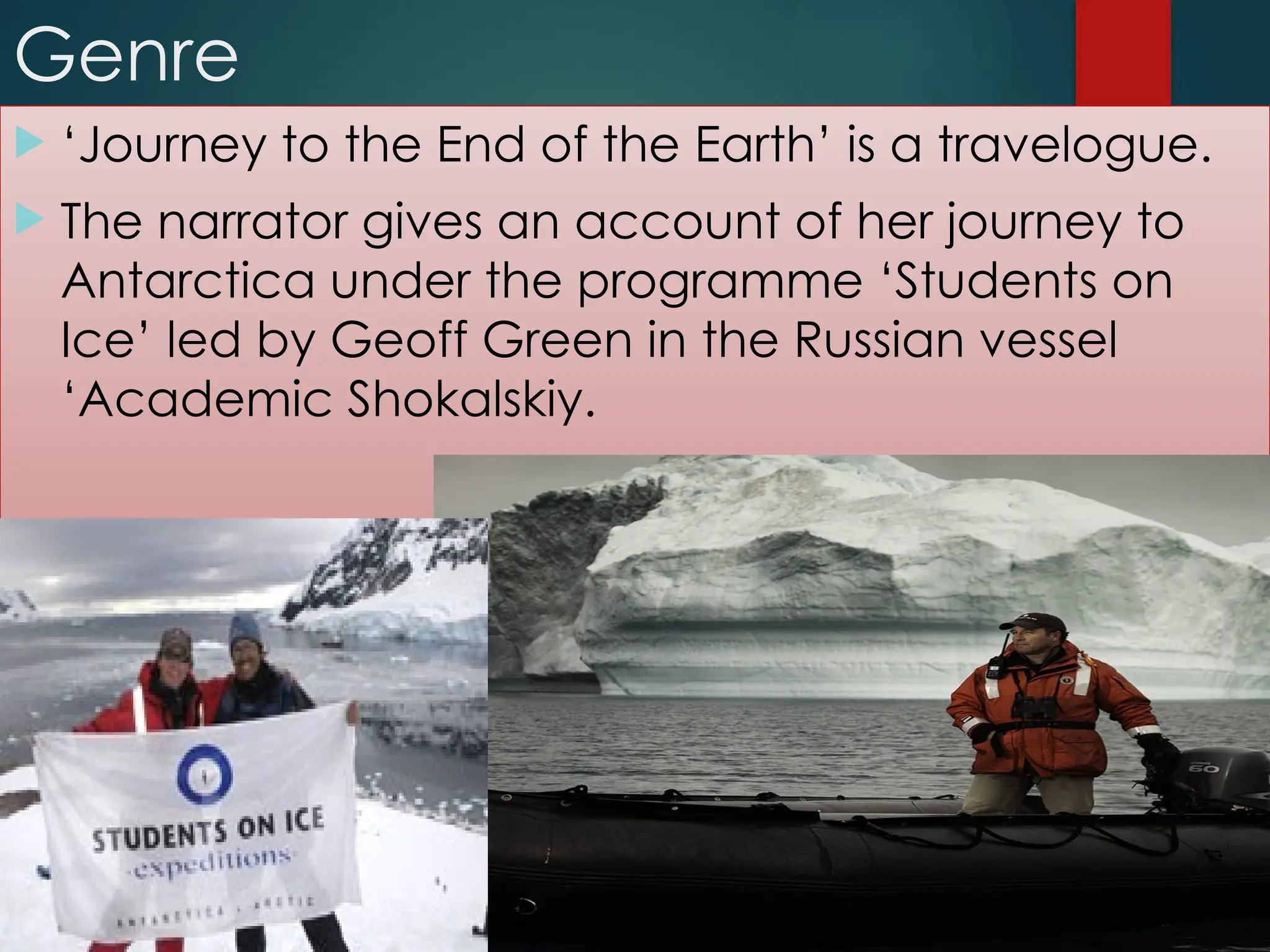 Class 12 JOURNEY TO THE END OF THE EARTH.pptx