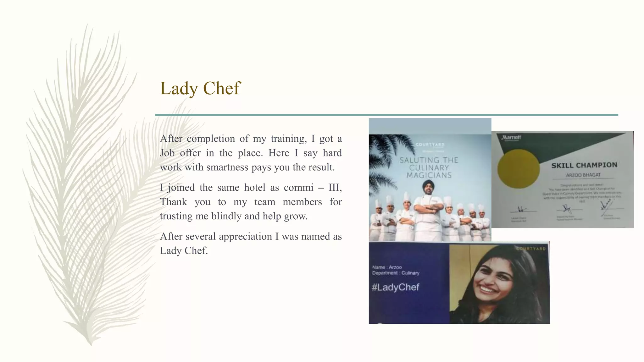 Journey to the hotel industry | PPT