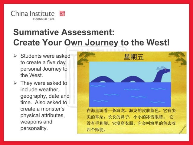 DCLT Forum March 2012:Journey to the west drama club by peng zeng | PPTX