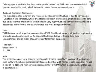 Journey to tmt bars | PPTX