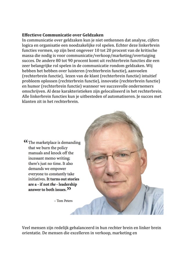 Jouw Pensioen Verhaal Vertellen door peter de kuster | PDF