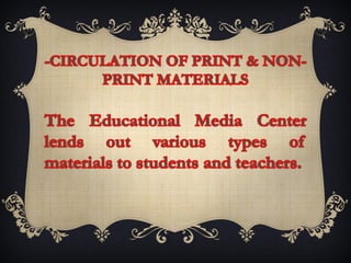 lesson 18: roles and function an educational media center | PDF