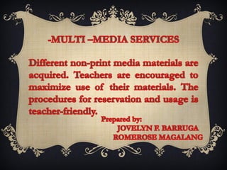 lesson 18: roles and function an educational media center | PDF