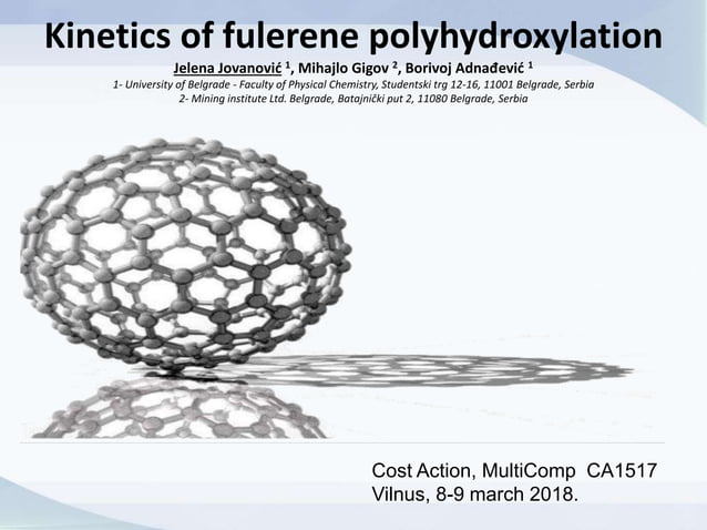 Jovanovic- VILNUS-E2a.pptx Kinetics of fularene polyhydroxylation ...
