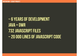 Refactoring JavaScript Applications | PPT