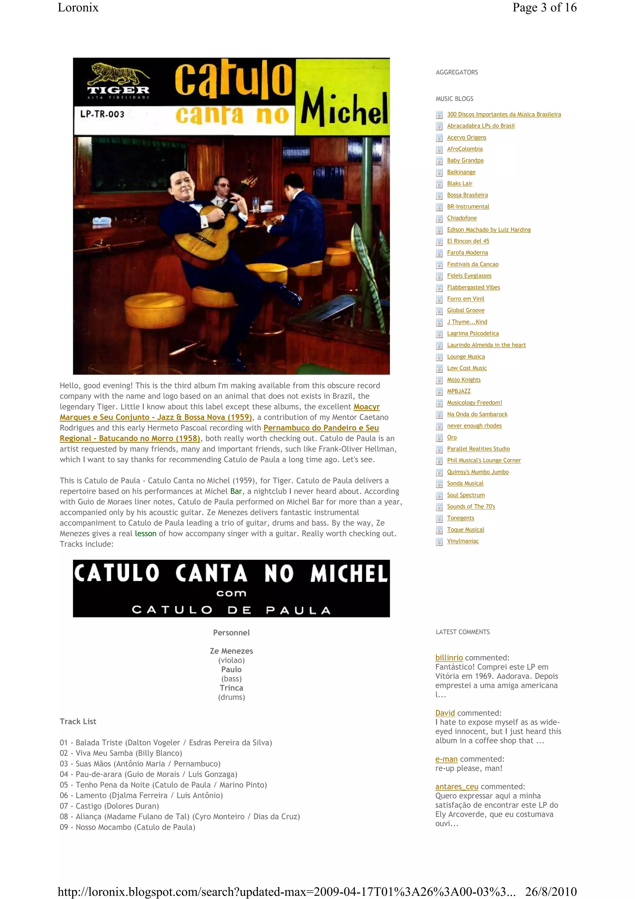 Jovem guarda compacto vinil 03 | PDF